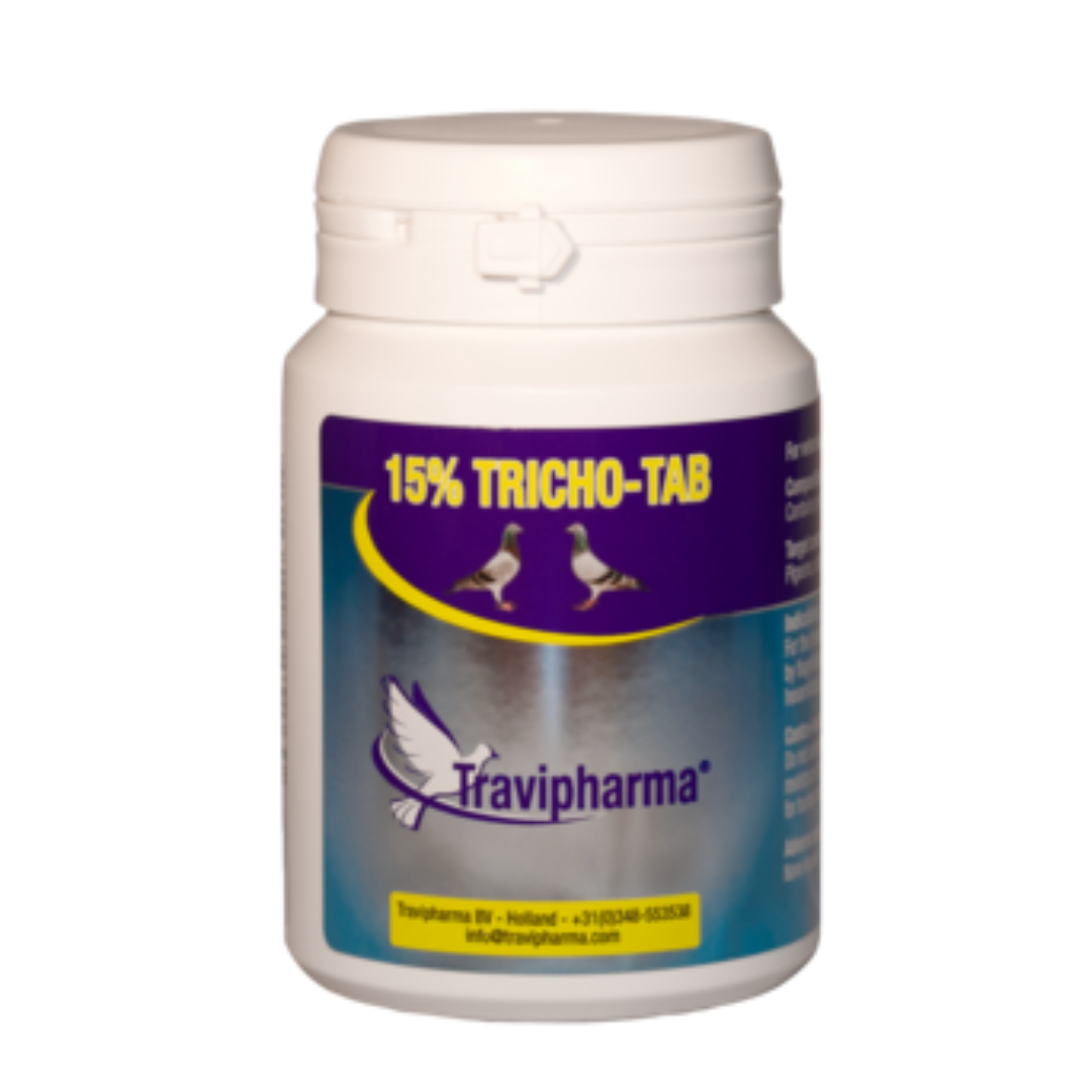 Travipharma 15% Tricho-Tab 100 count – New York Bird Supply Wholesale